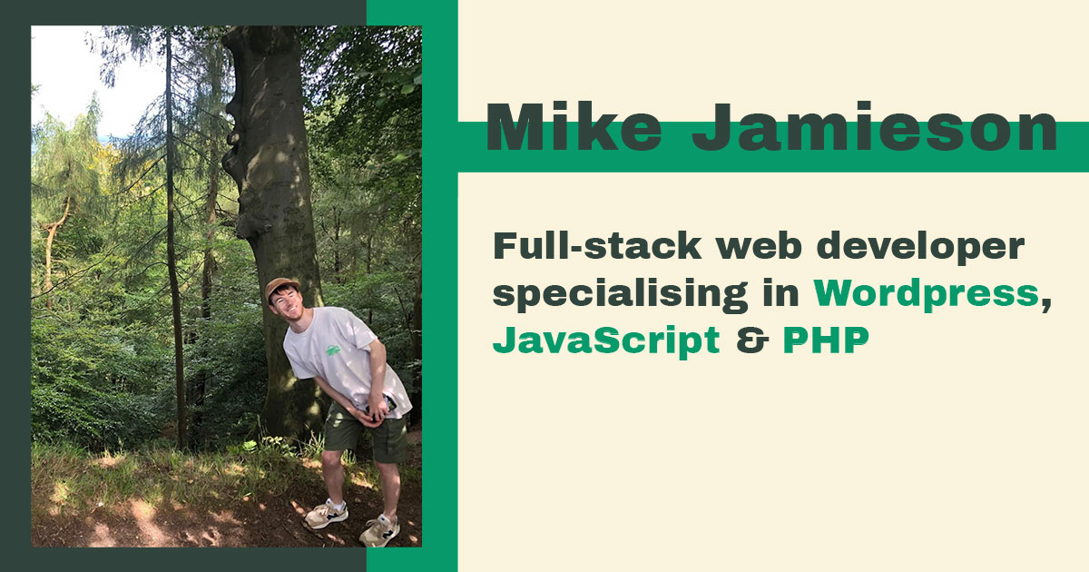 Mike Jamieson | Web Developer in the Manchester area